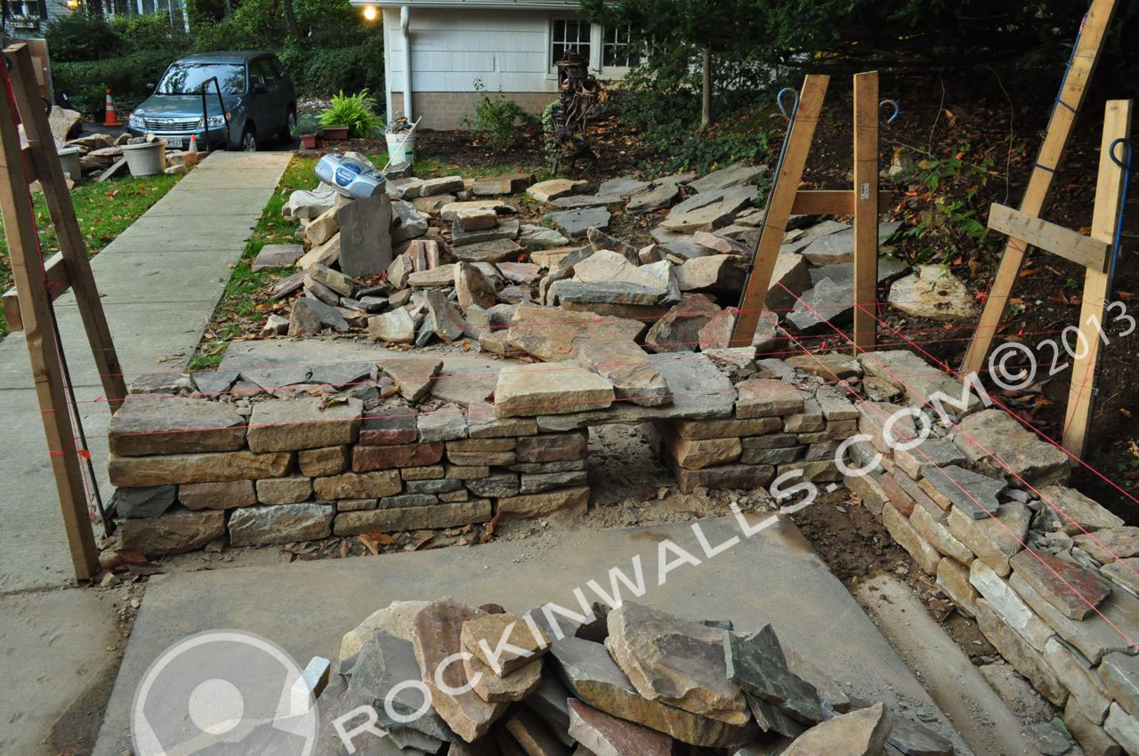 ROCKIN WALLS: Merrymount Project Lintel Drain Build and Rebuild.