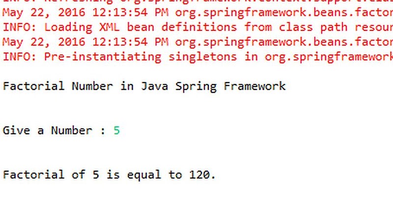 Free Programming Source Codes and Computer Programming Tutorials: Factorial of Number Using Java ...