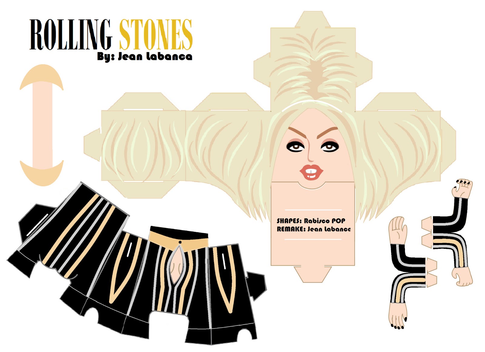 COSAS DE GOGO: PAPER DIVA PRESENTA A "LADY GAGA"