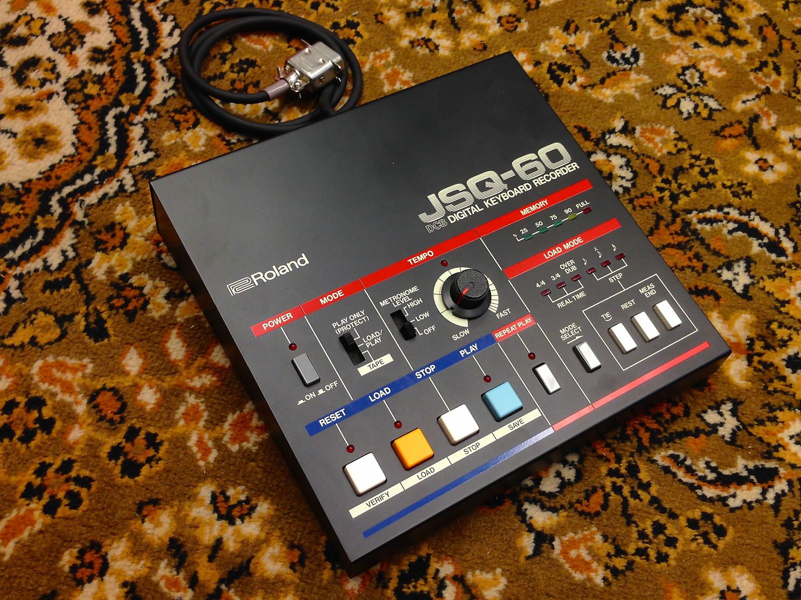 MATRIXSYNTH: Roland JSQ-60 1984 DCB Juno-60 Sequencer W/ Box and Paperwork