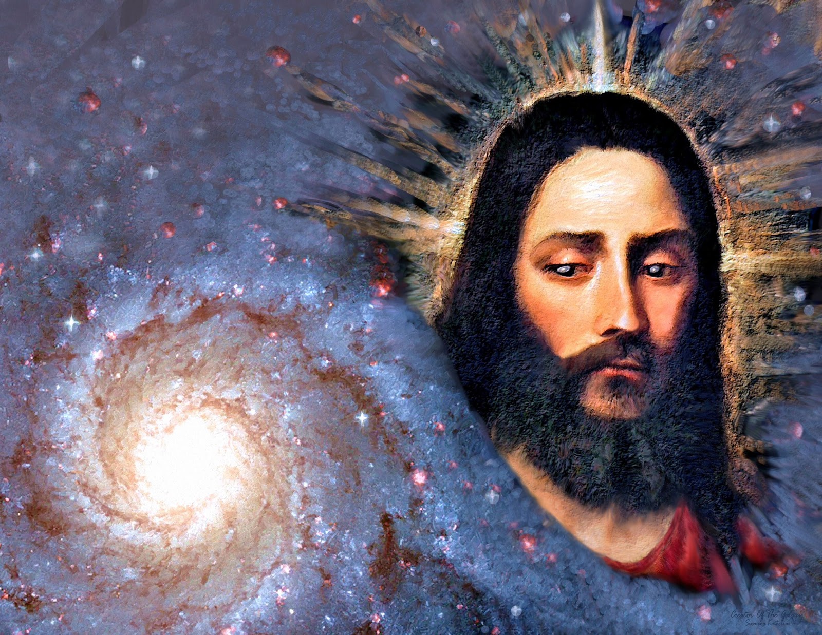 Paintings-of-Artists-Original-Unusual- Art: Christian Painting of Jesus ...