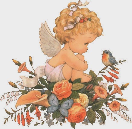 Images of Cute Angels with Animals. | Oh My First Communion!