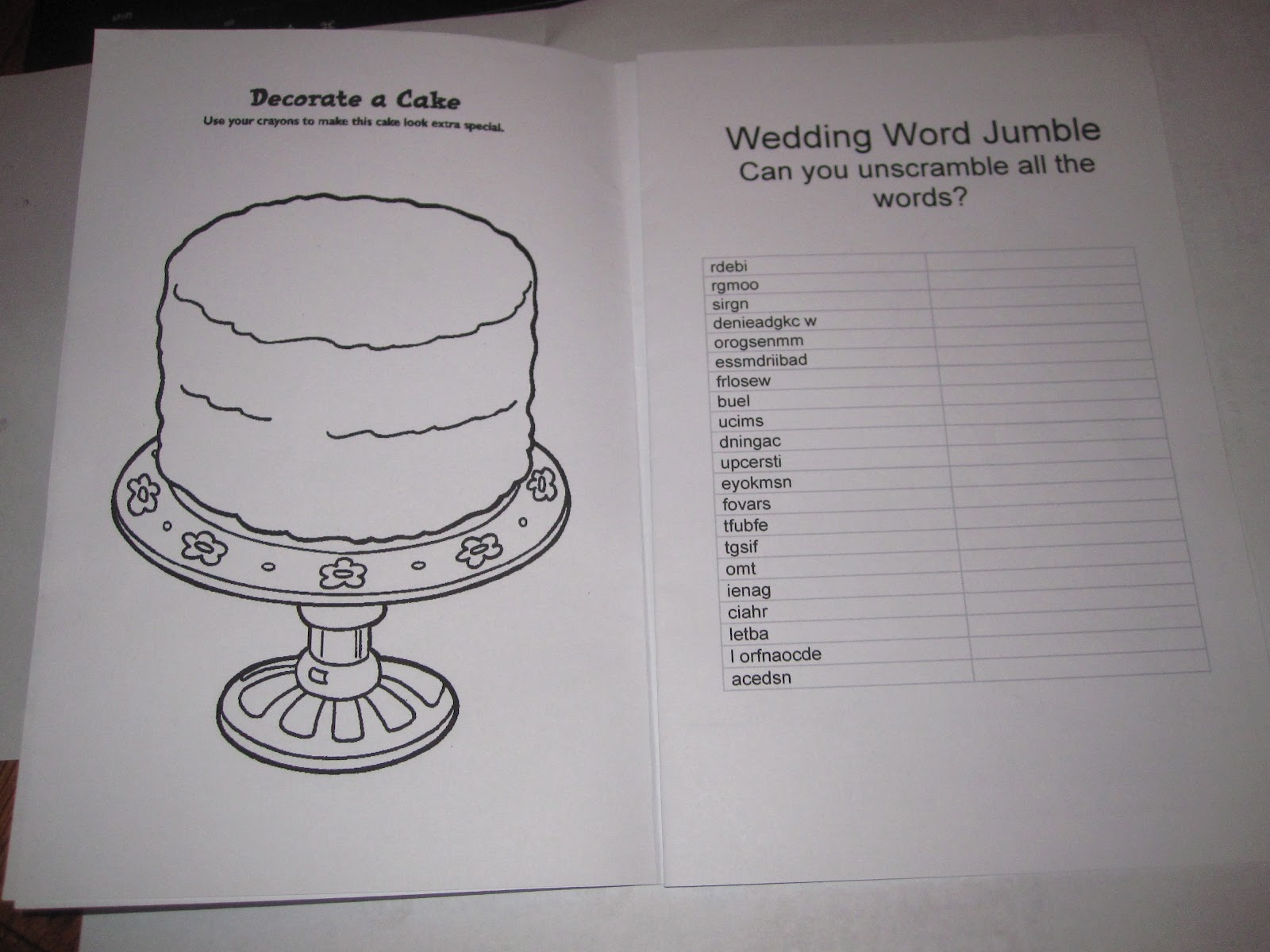 The “I Do” Diaries: Coloring Books for the Kiddos