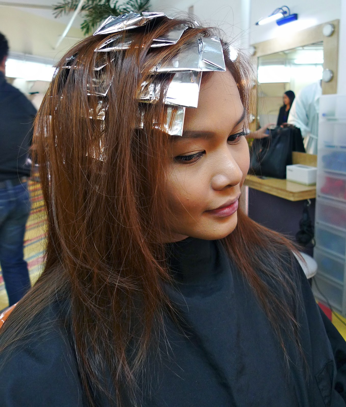 A Makeover Before The Holidays at Jing Monis Salon