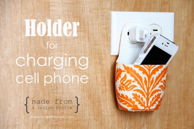 It's Written on the Wall: {Tutorial} Holder for Charging Cell Phone ...
