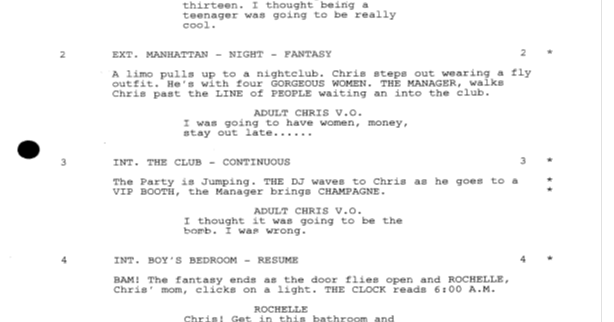 Bobby Tait : Everybody Hates Chris - script extract.