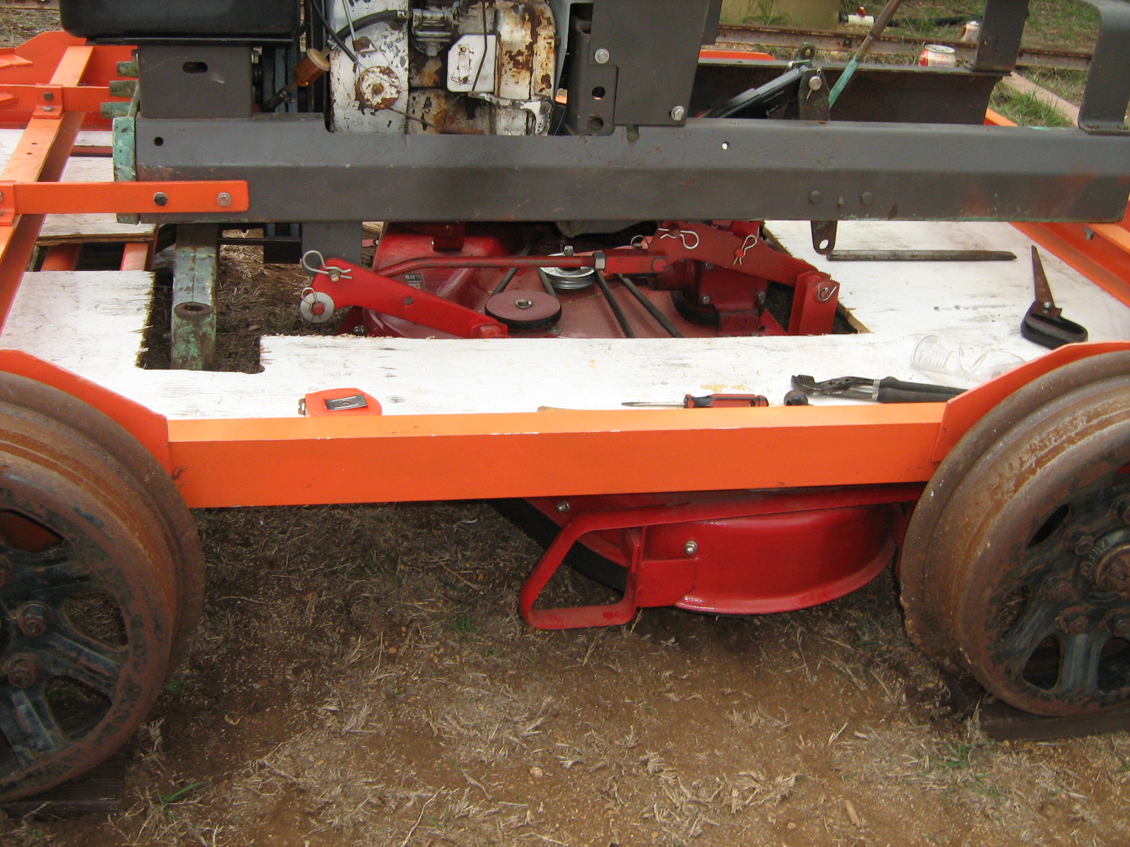 RPI projects: Rail-Mower Deck is Mounted, Passes First Operational Test