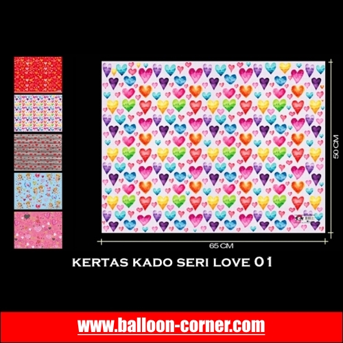 Kertas Kado Seri LOVE (01)