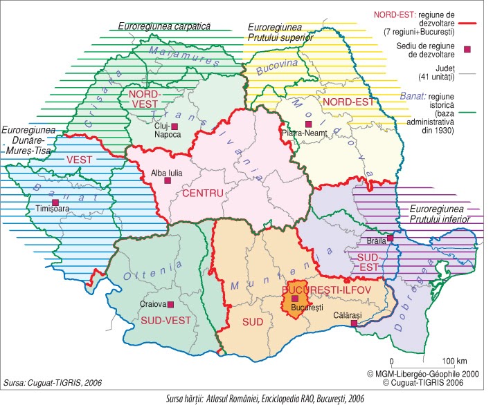 DEFERLĂRI: O nouă împărţire administrativă a României?