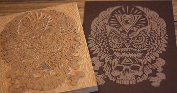 bloctoni: Linograbado explicacion y un ejemplo.