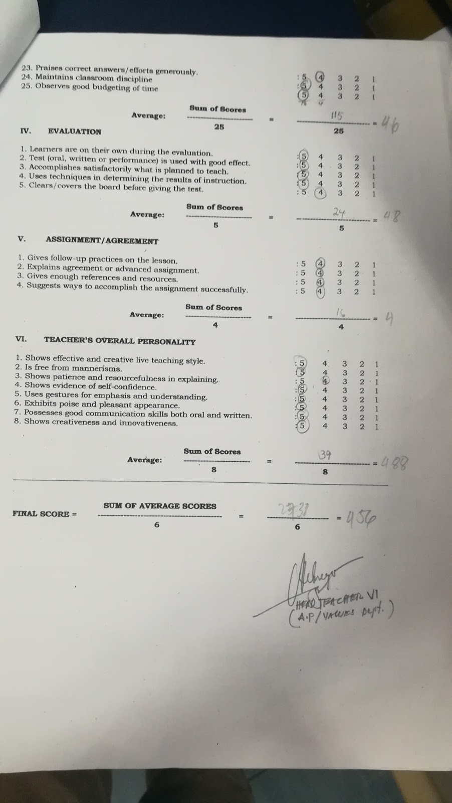My Final Demonstration Teaching