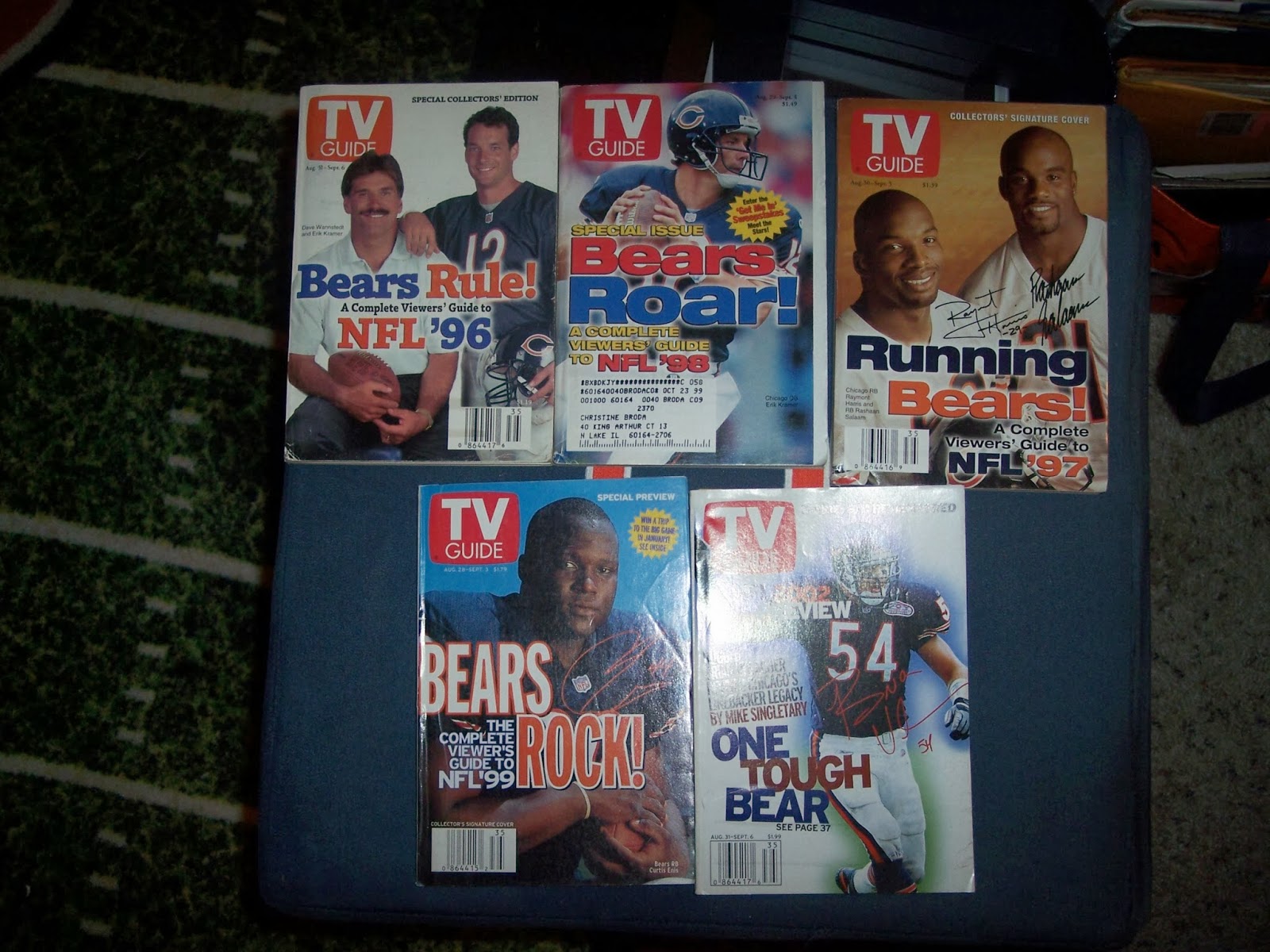 BearFanatic34's Chicago Bears Collection: Books, Magazines, Newspapers ...