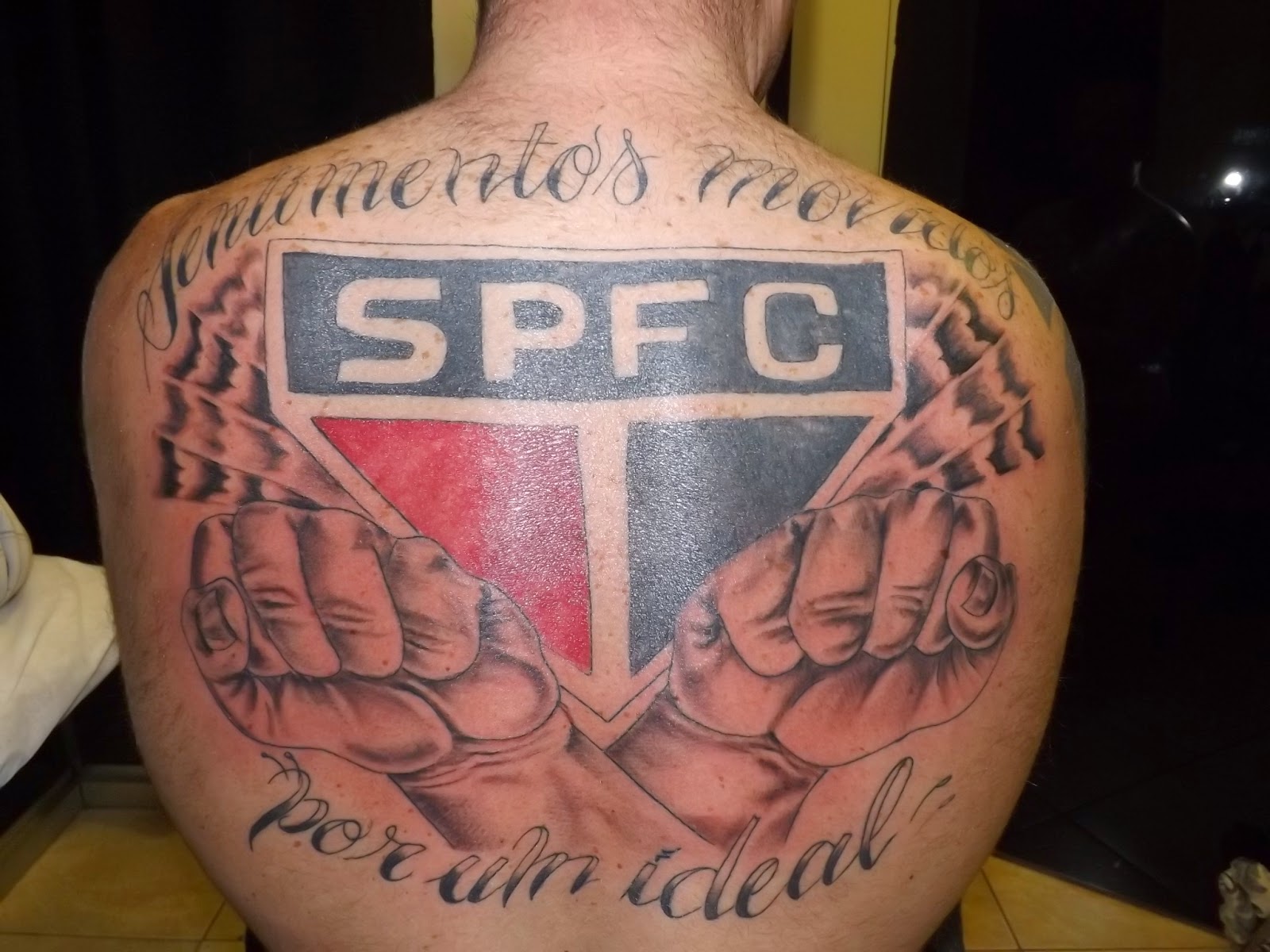 Leco's Tattoo: Simbolo do São Paulo