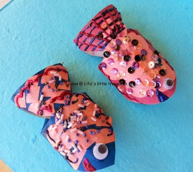 Life's little treasures: Toilet paper roll fishes!