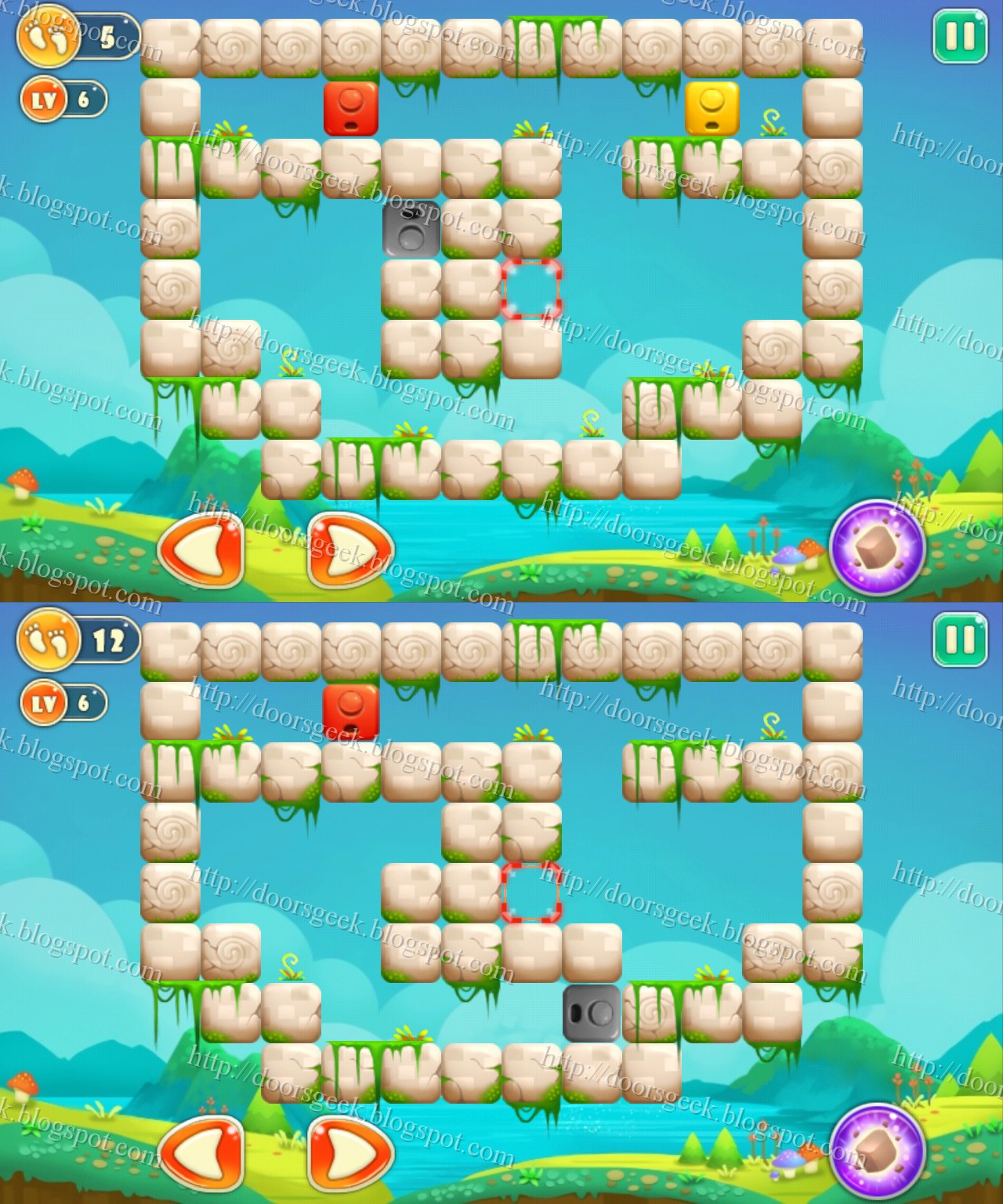 Block Mania [World 1] Level 6 ~ Doors Geek