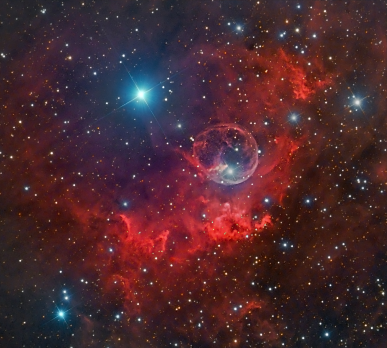 Suburban spaceman: Astronomer photographer Image: Bubble Nebula