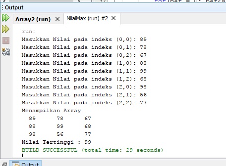 Ekel: Nilai max pada array