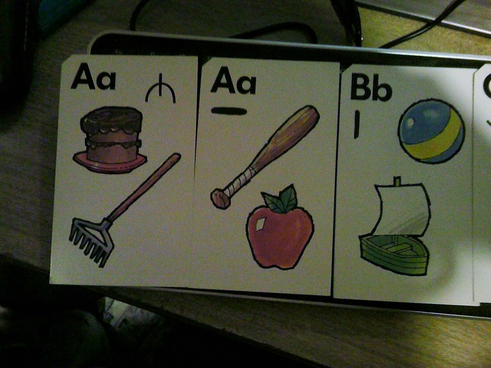 Teach child how to read: Visual Phonics Cues Chart