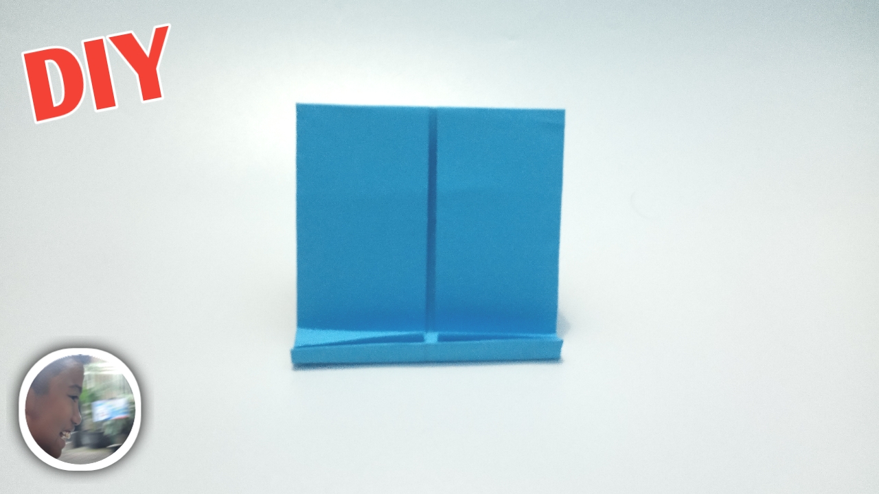 Cara Membuat Stand HP Dari Kertas [Origami]