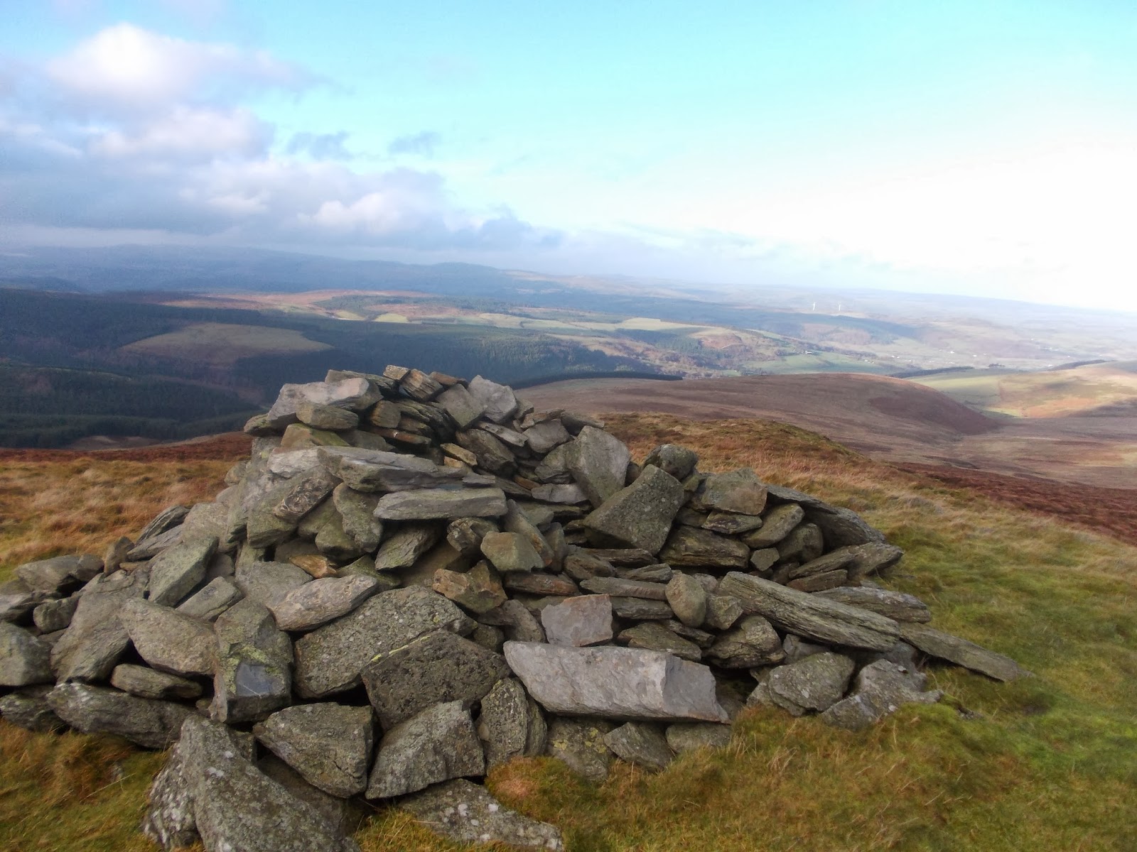 Obsessed: Berwyn, Cadair Berwyn And Moel Sych From Pistyll Raeadr.