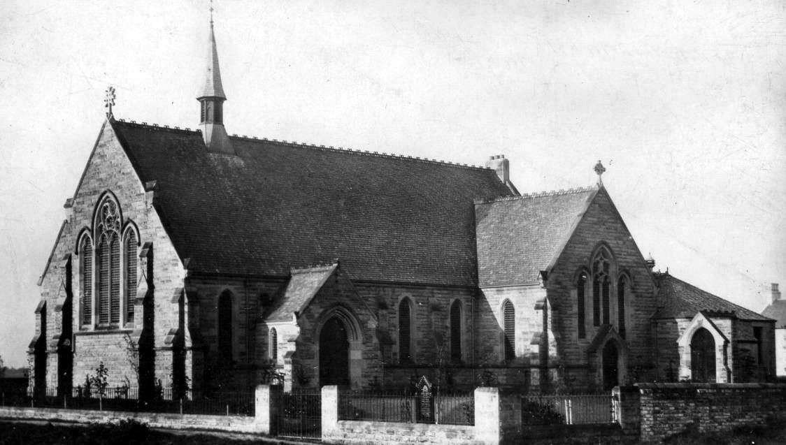 Tour Scotland: Old Photograph Kerse Church Grangemouth Scotland