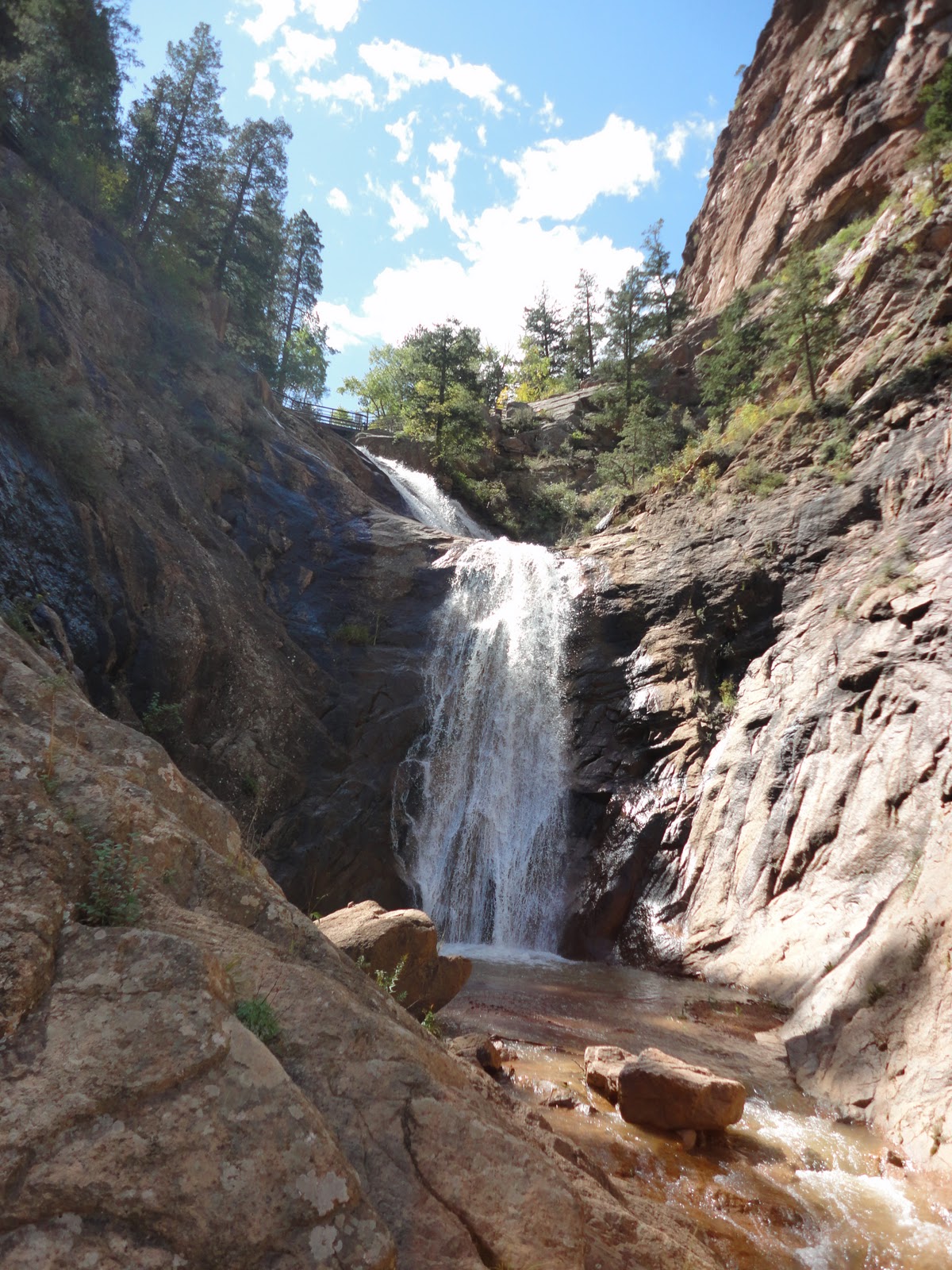 C3's Adventures: Seven Falls; Colorado Springs.