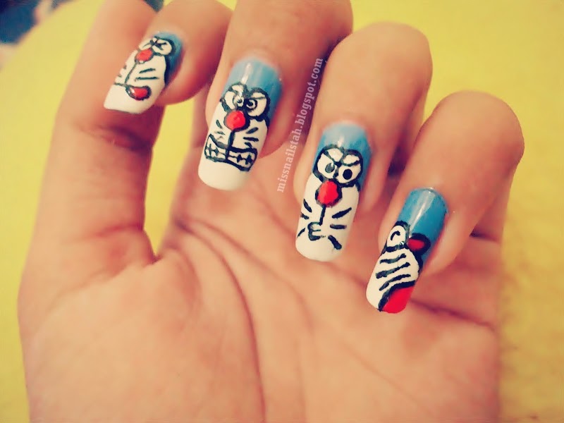 ♥ CC's NAILS ♥: My Doraemon Nail Art