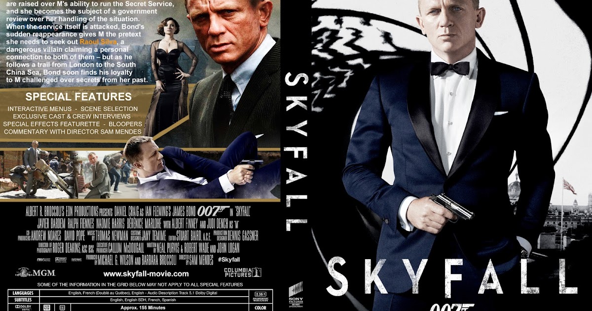 COVER DVD 007 SKYFALL - Capa Scan