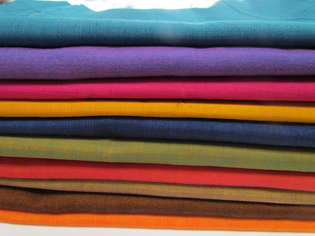 Marty's Fiber Musings: Shot Cloth - Shot Cotton - Shot Cotton Cloth!