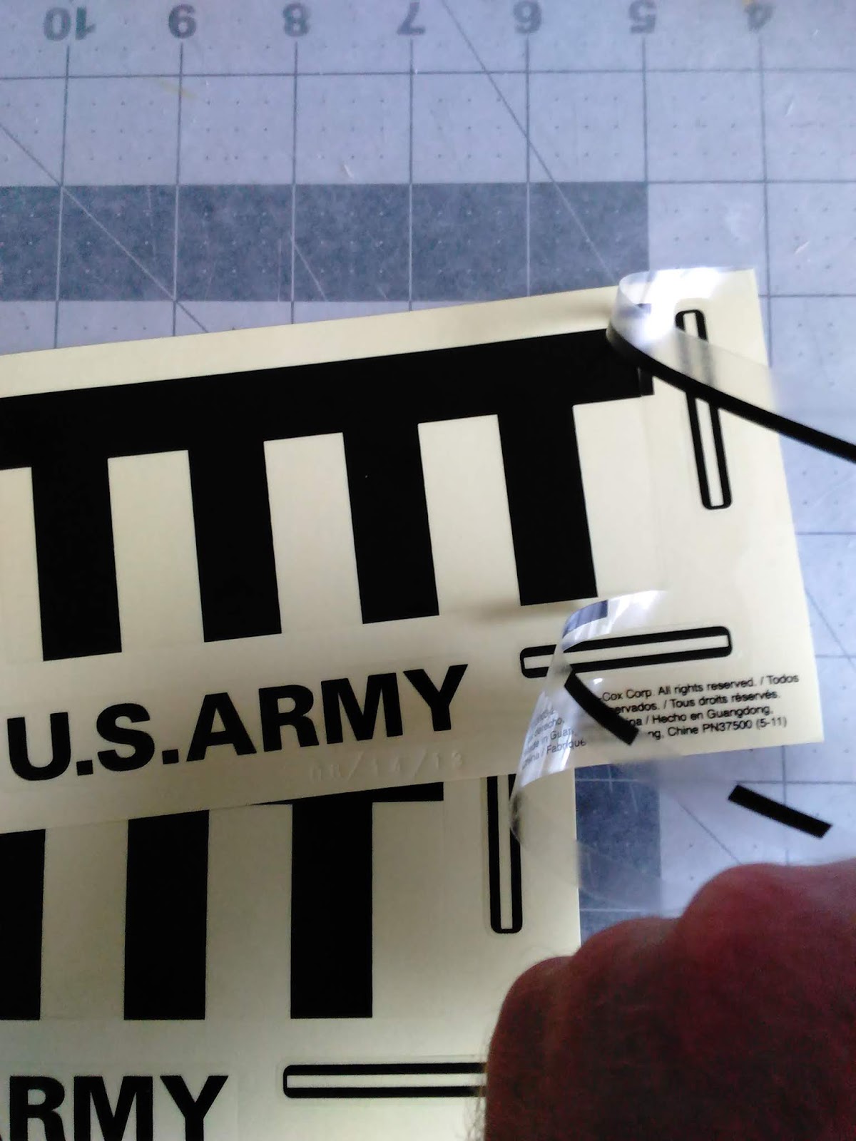 The Rocket N00b: Applying Self-Adhesive Decals - or - Sticking Stickers ...