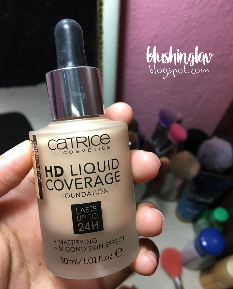 Blushing Lav : CATRICE HD LIQUID COVERAGE FOUNDATION REVIEW