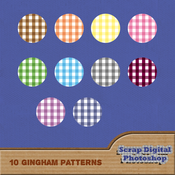 Scrap Digital Photoshop. Freebies.: Freebie. Gingham Patterns.