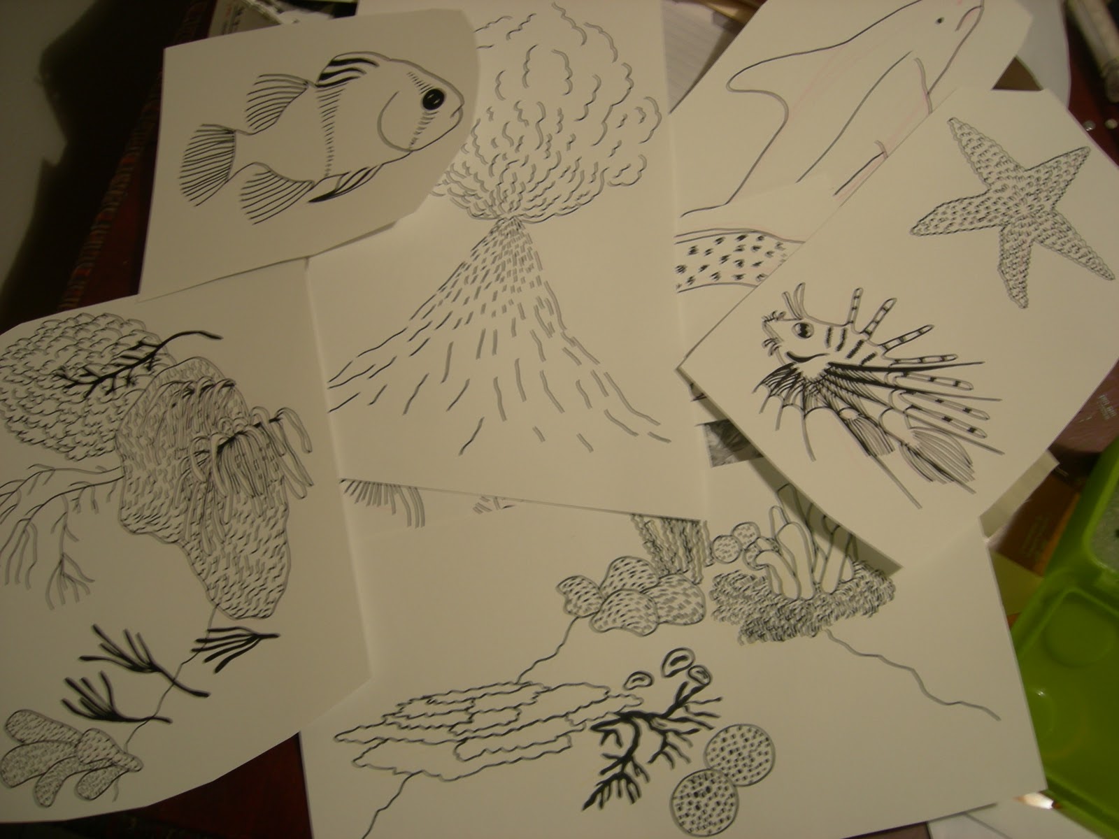 Jen Gin: Underwater Drawings