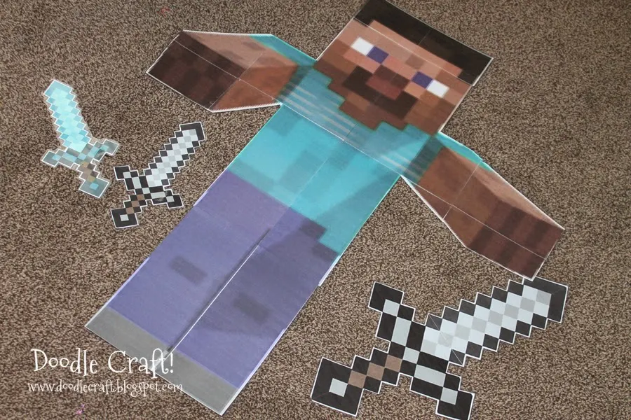 Minecraft Steve With Sword