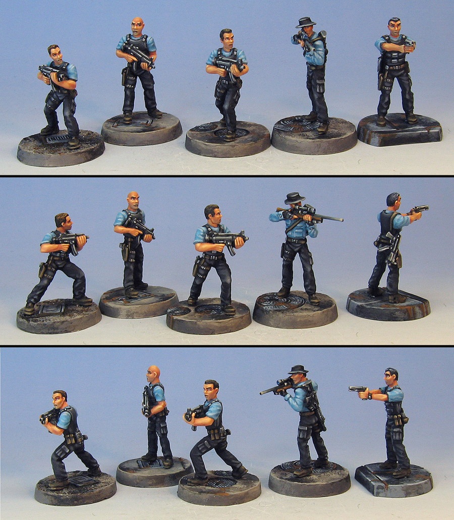 The Day of the Walking Dead: Tactical Miniatures - Lawmen, Psychos ...