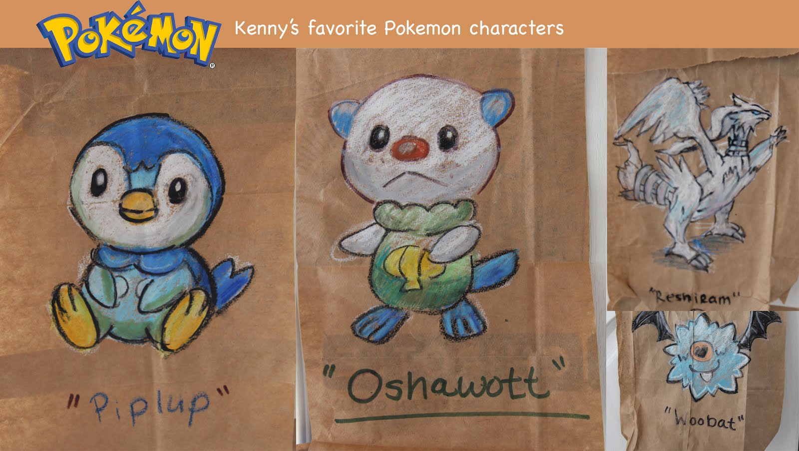 Pastels, A New Personal Journey: Pokemon characters in Oil Pastels