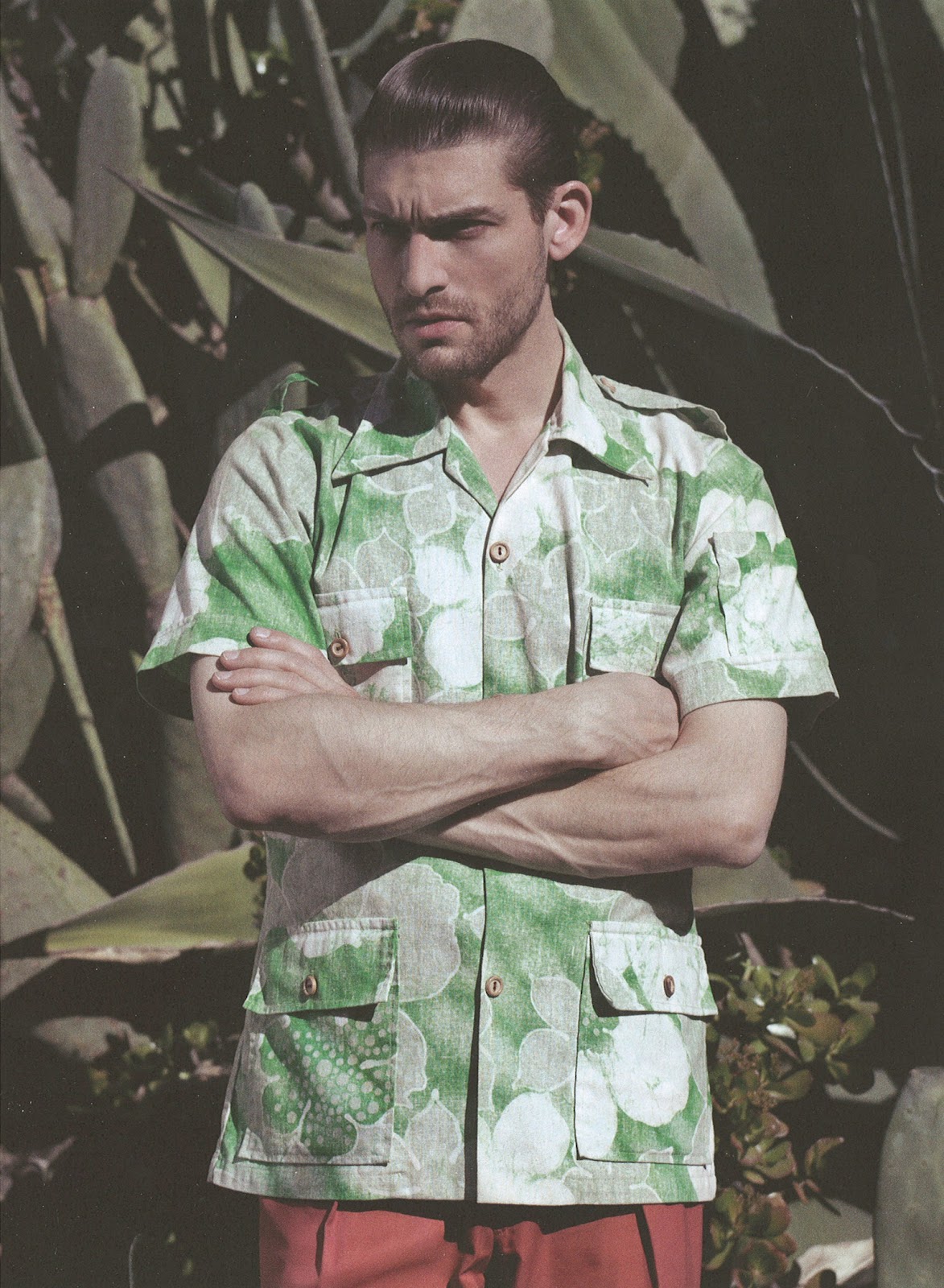 Bananas Models: Tony Bryan for L'Officiel Hommes Italia