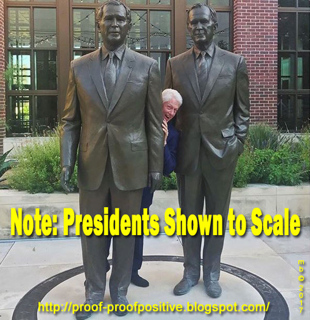 Political Clown Parade: Stature Among the Statuary