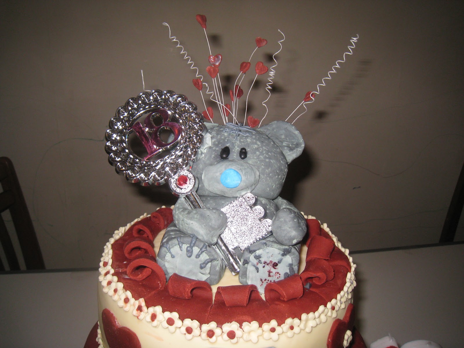 Rajany s Cake Decorations And Sugarcraft Me To You 18th Birthday Cake Rajany s Cake Decorations And Sugarcraft Me To You 18th Birthday Cake