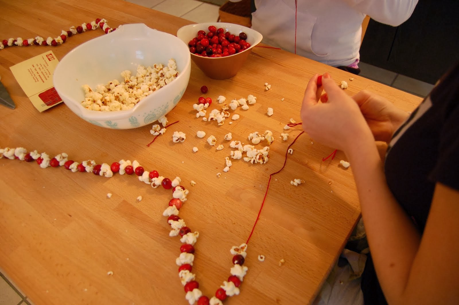 art esprit: Cranberry and Popcorn garlands: revisited