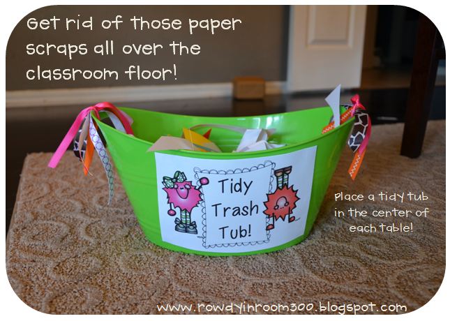 Tidy tubs! - Rowdy in Room 300