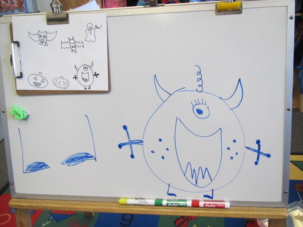 Monster Guided Drawing and Monster Book Freebies!