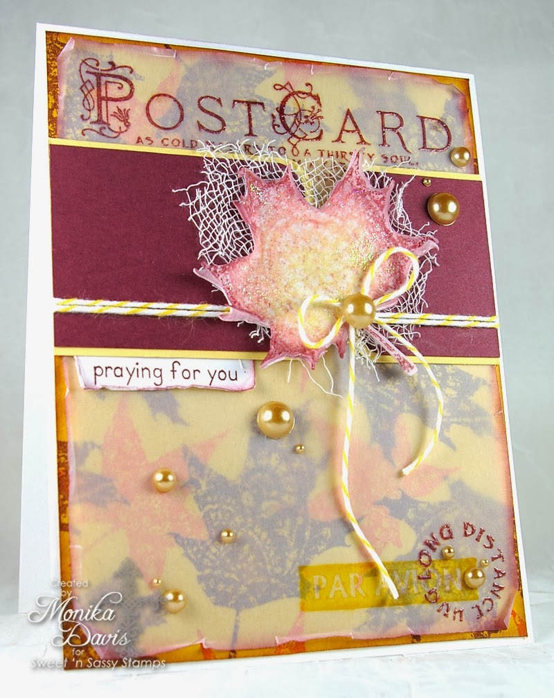 Sweet 'n Sassy Stamps: DT Favorites: Vintage Postcard and Kindness