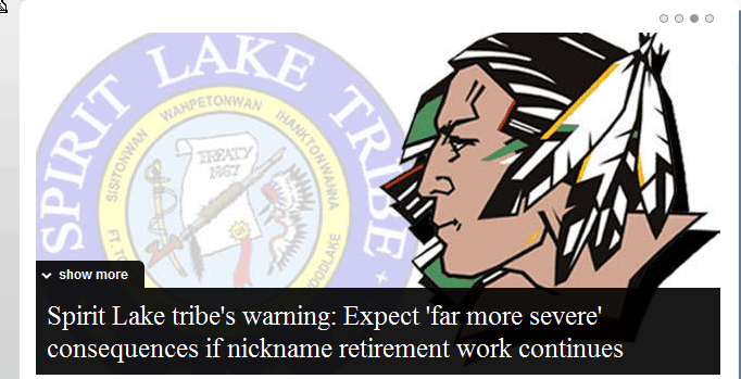 Goon's World: Spirit Lake tribe's warns UND, NCAA, SBoHE and Big Sky