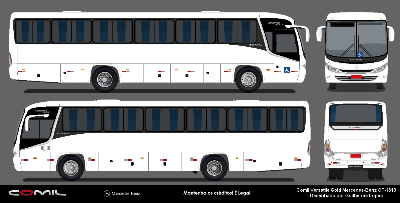 Blog de Rodoviária: Comil Versatile Gold MBB OF-1313