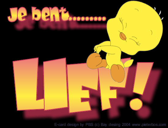 SWEETY TWEETY BIRD..adore his clever and cuteness.. :)