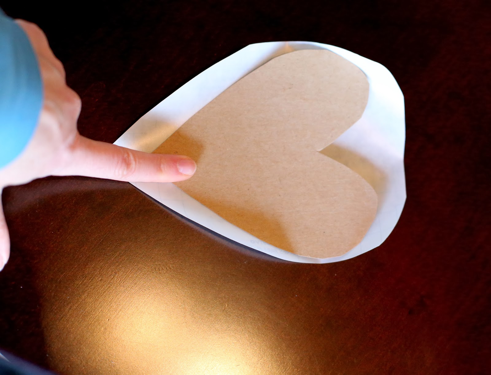 Tissue Paper Heart Craft for Kids