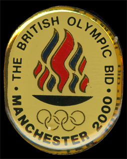 Collect Olympic Pins: 2000 Manchester, British UK Bid City Pin