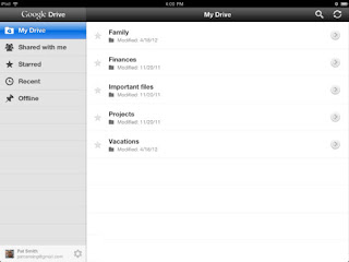 Sociolatte: Google Drive for iPad now available