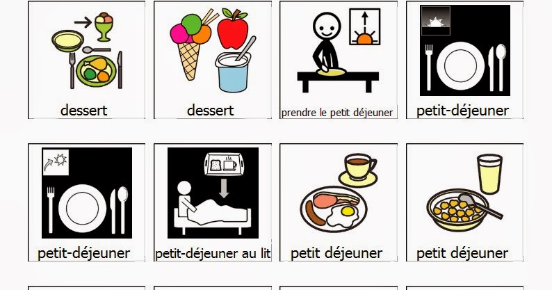 Planète Pictogramme: Les Repas
